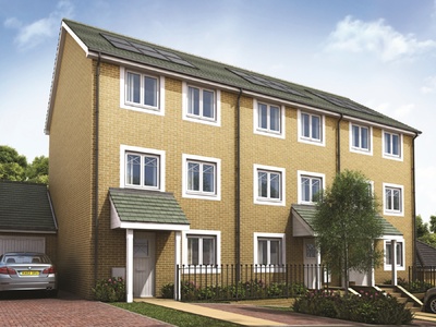 Trade up to versatile townhouse living at Oaklands at Crookham Park ...